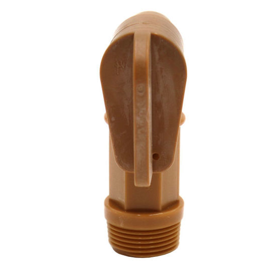 Rieke Gold PE Plastic Flo-rite 3/4" Faucet, DF-103. Pipeline Packaging