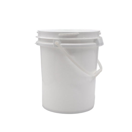 5.25 Gallon White HDPE Screw Top Pail, UN Rated. Pipeline Packaging