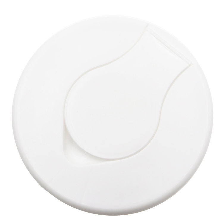 128 mm White LLDPE Plastic Snap On Cap w/ Seal. Pipeline Packaging