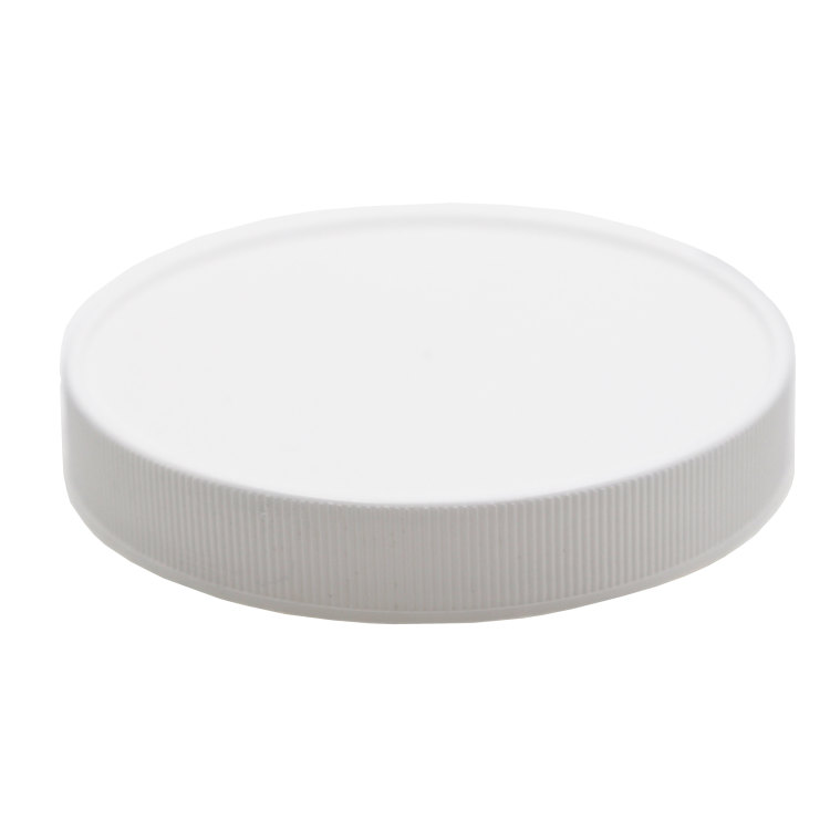 89-400 White PP Plastic Screw Cap, PE Lined. Pipeline Packaging