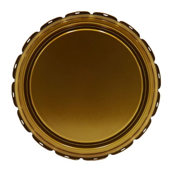 2.5-7 Gallon Red #5 Steel Lug Cover, Clear Phenolic Lining, Flow in ...