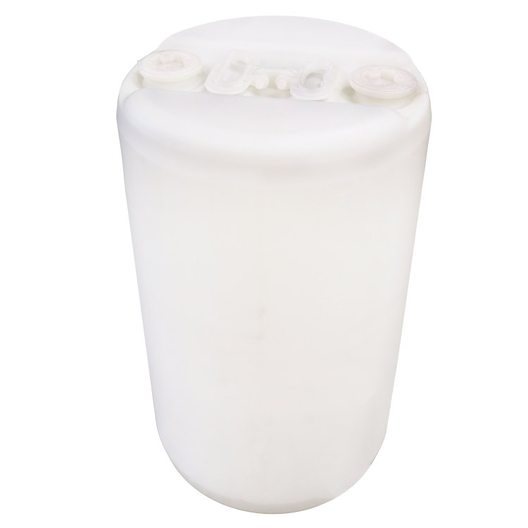 20 Gallon Natural HDPE Plastic Tight Head Drum, 2" Buttress, 2" NPS, 2 ...