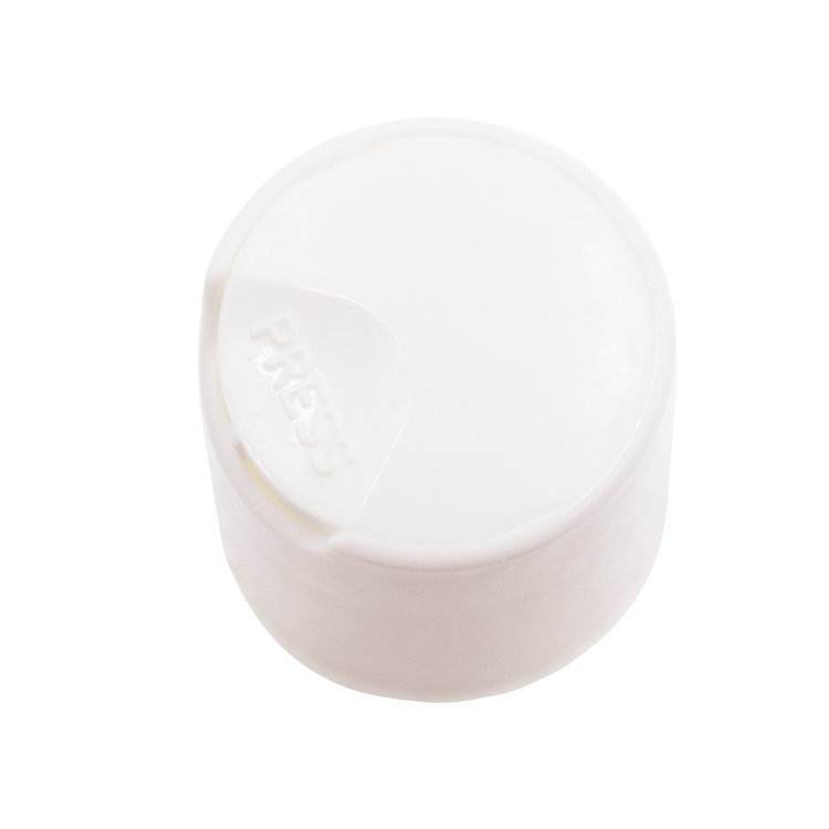 24-410 White PP Plastic Smooth Dispensing Cap. Pipeline Packaging