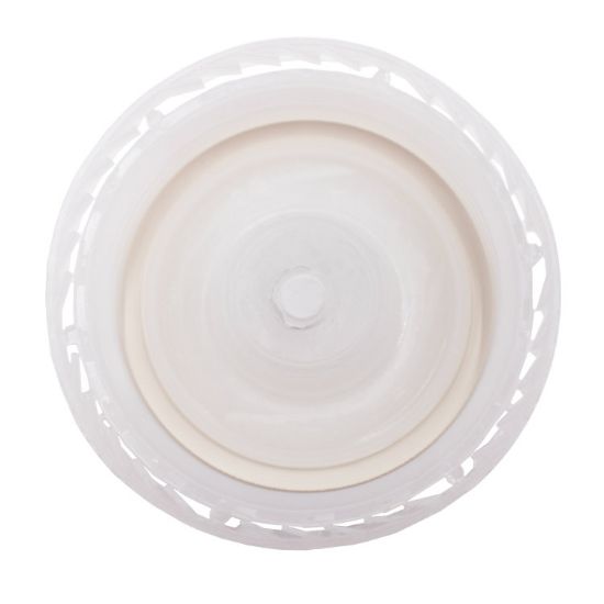 70mm (6 TPI) Tamper Evident Natural PE Plastic Screw Cap, w/ 3/4" Knock ...