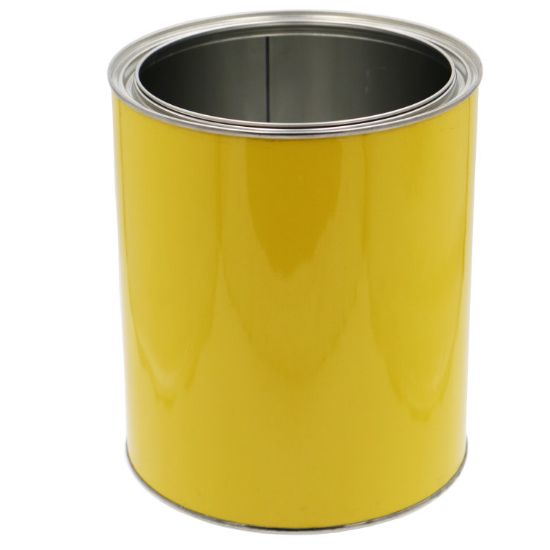 1 Gallon Yellow Metal Paint Can, 610 x 711, Unlined. Pipeline Packaging