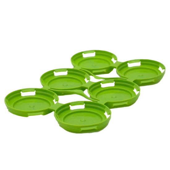 Tropical Lime Green PCR HDPE Can Carriers for 202 Beverage Cans – 6 ...