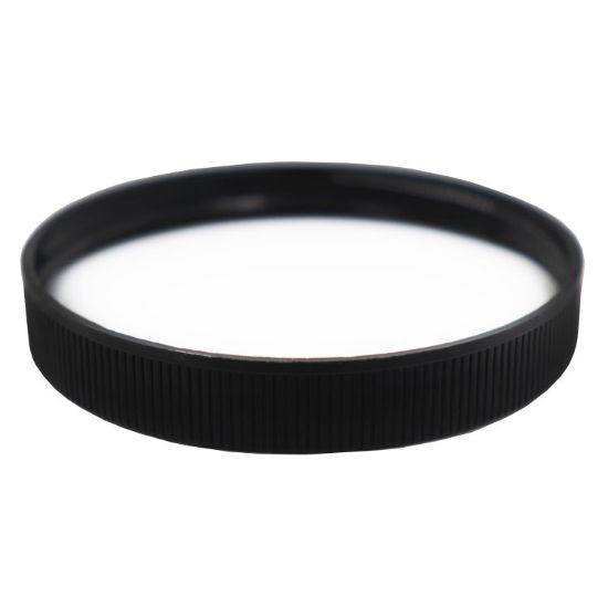 70-400 Black PP Plastic Matte Top, Ribbed Side Cap w/ PS22 Plain Liner. Pipeline Packaging