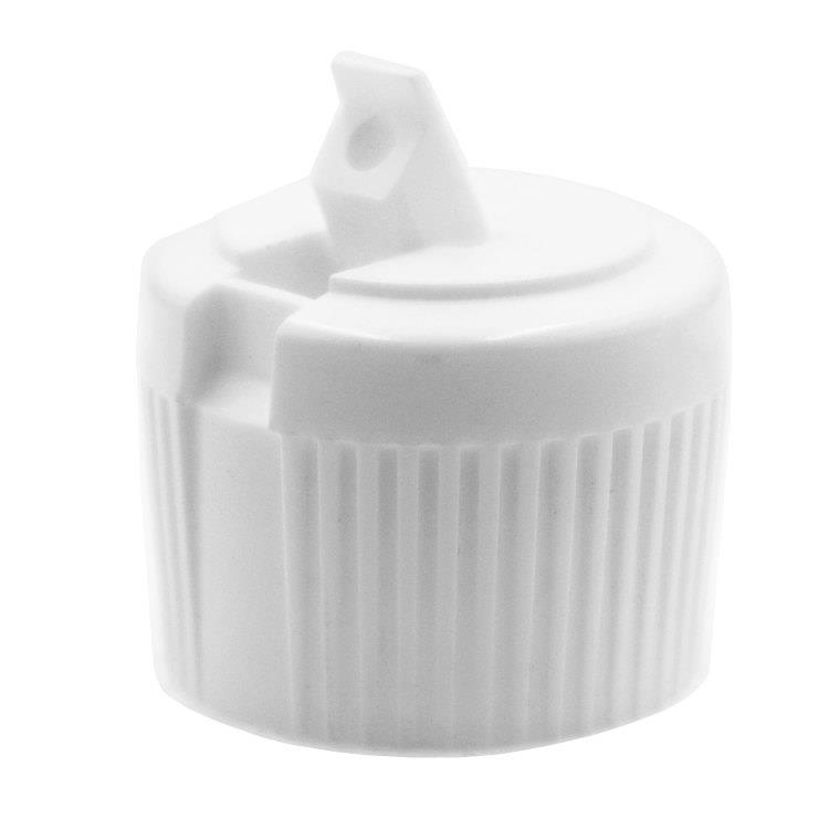 28 mm, 28-410 White HDPE Plastic Spouted Closure Valve, 3 mm Orifice ...