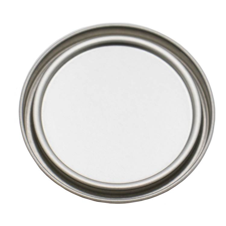 1 Pint Metal Paint Can Lid, Gray Epoxy Lined. Pipeline Packaging