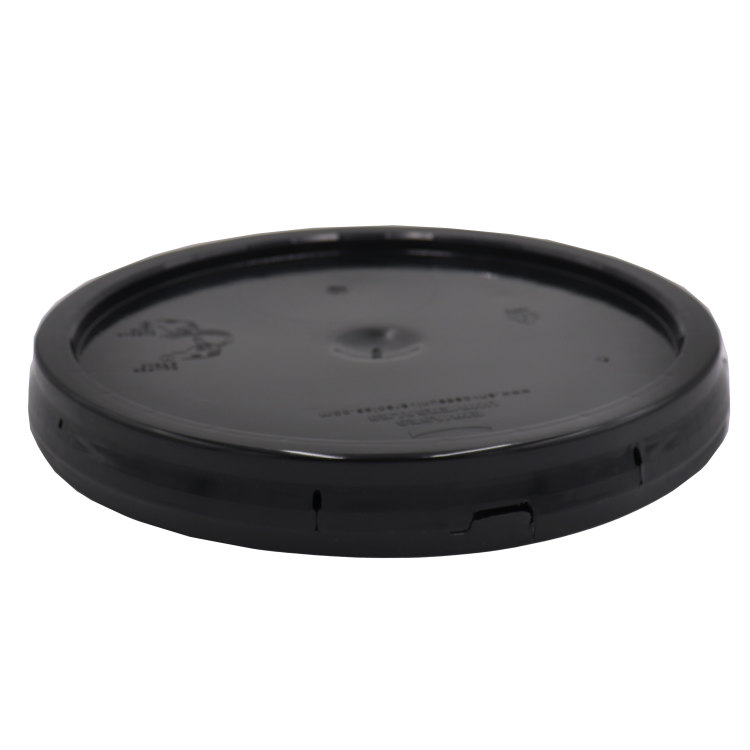 3.5-6 Gallon Black HDPE Plastic Pail Cover. Pipeline Packaging