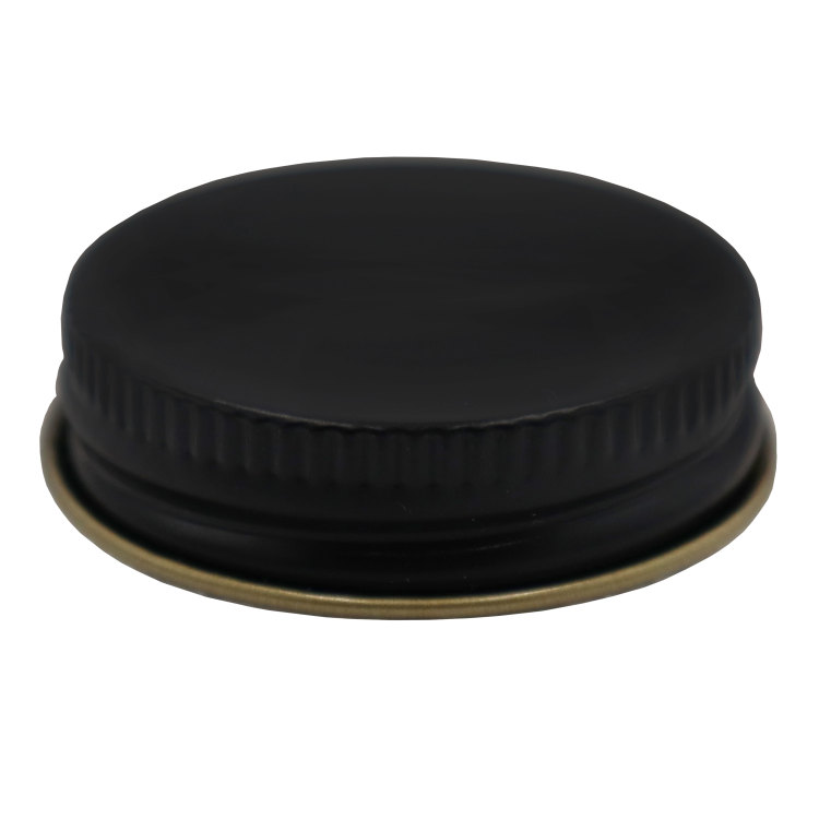 38 mm 38-400 Black/Gold Metal Cap, w/ Pulp and Foil Liner. Pipeline ...