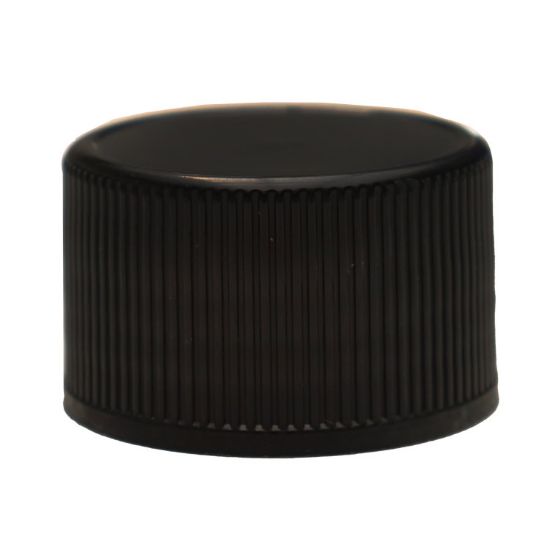 38 mm, 38-439 Black PP Plastic Cap, F-422 Liner. Pipeline Packaging