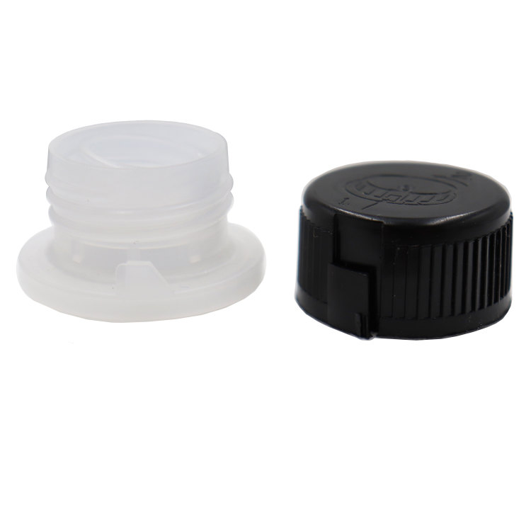32 mm REL Black/White LDPE Plastic REL Child Resistant Cap, Flame ...