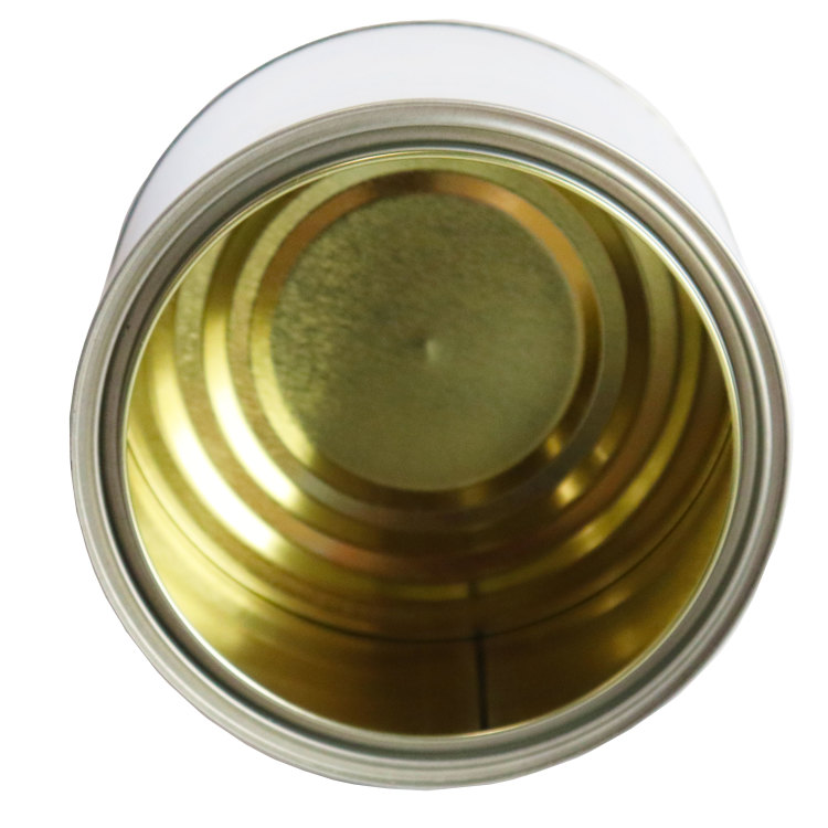 1/2 Gallon Squat Paint Can, Gold Unlined, 610 x 400. Pipeline Packaging