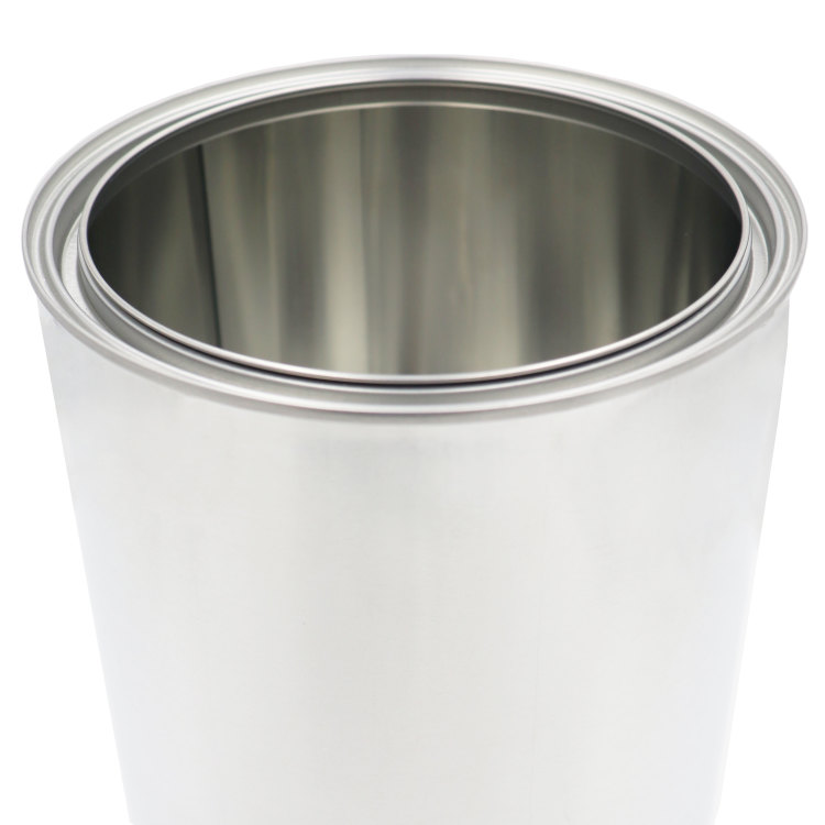 1 Gallon Round Paint Can, without Ears, Unlined, w/ Lid. Pipeline Packaging