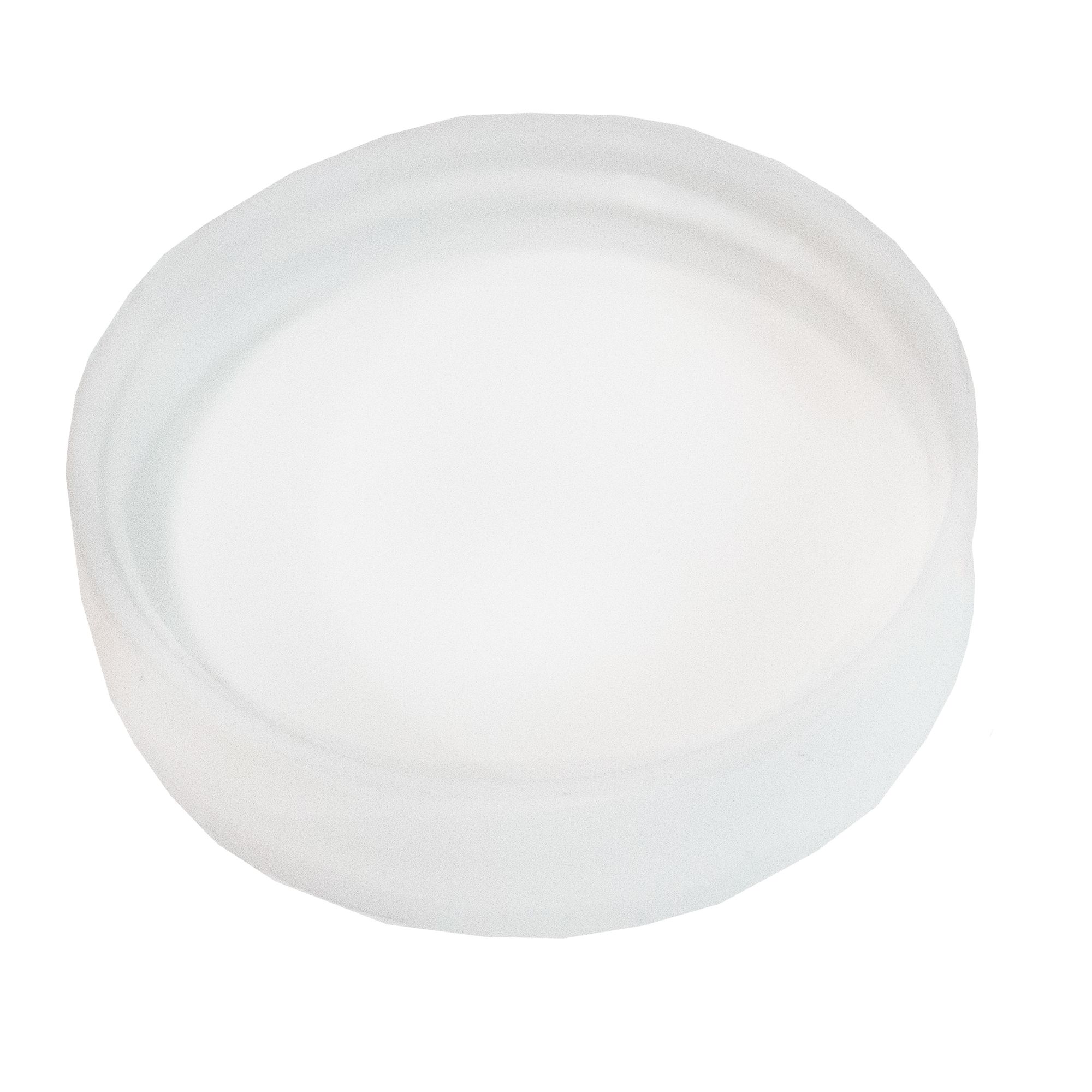 43mm 43-400 White PP Plastic Smooth Top Cap, Smooth Sides with F217 ...