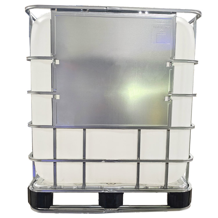275 Gallon New IBC Tote, Natural New Bottle, 2" Sealink Ball Valve ...