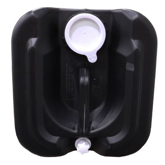 5 Gallon Black HDPE Plastic Square Tight Head Pail, 70mm Tamper Evident ...