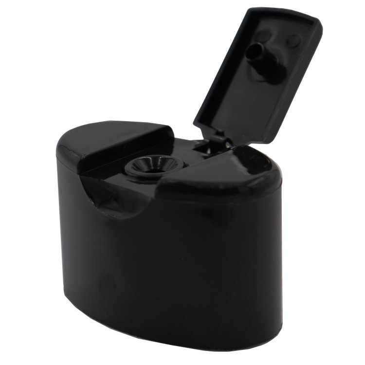 28 mm Black PP Plastic Snap-On Avalon Flip Top Cap, No Liner. Pipeline ...