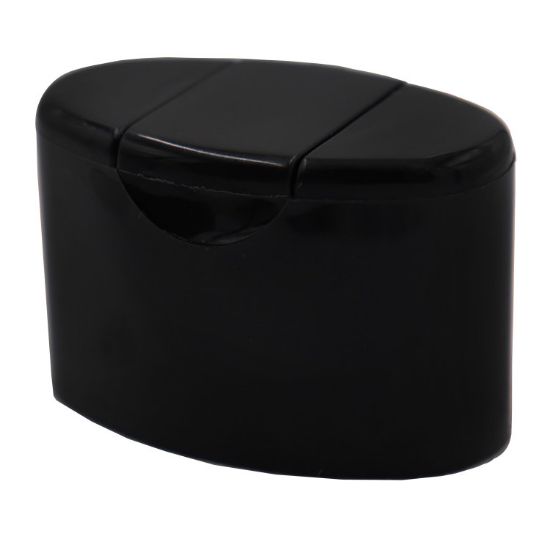 28 mm Black PP Plastic Snap-On Avalon Flip Top Cap, No Liner. Pipeline ...