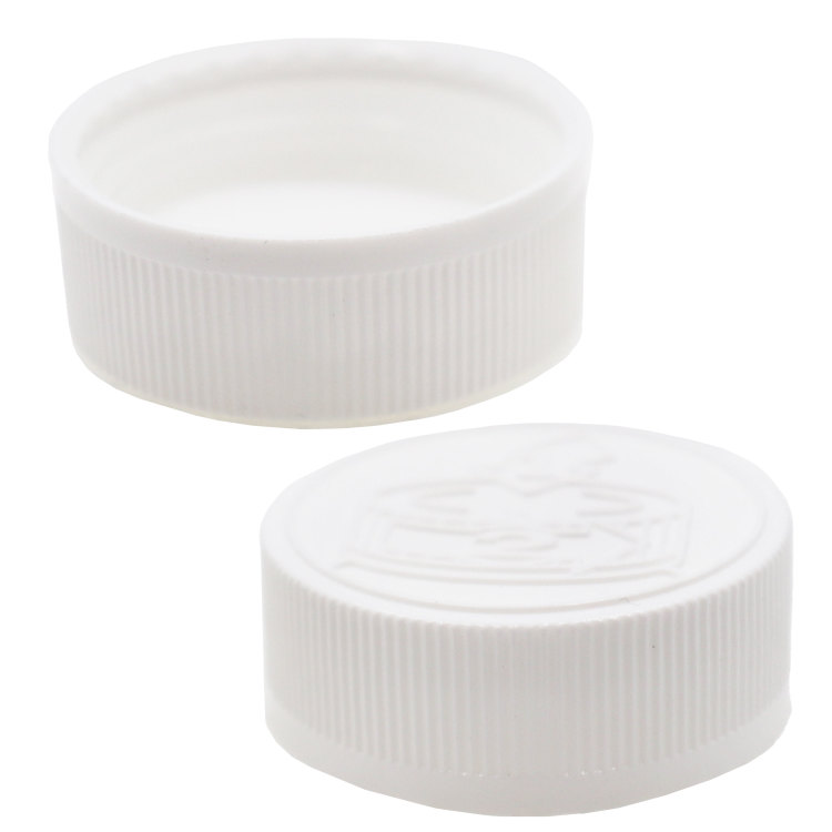 38 mm 38-400 White PP Plastic Child Resistant Vented Cap, 3-Ply Foam ...